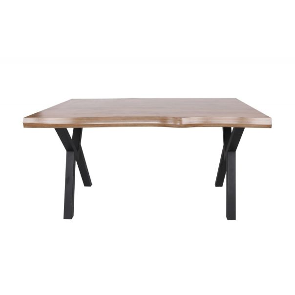 HANAH HOME Trpezarijski sto Efor - 1412, crna/braon