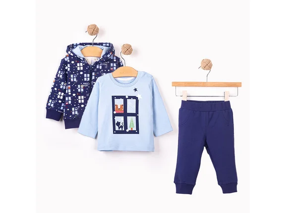 Just Kiddin Bodi za bebe Winter Magic pamuk 86