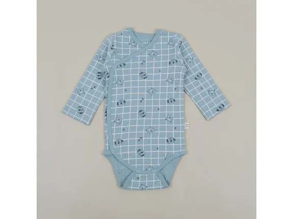 Just Kiddin Bodi za bebe preklop Organic Jz23-7Bopr20 organski pamuk 62