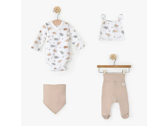 Just Kiddin Bodi za bebe FlluffyThings pamuk 62