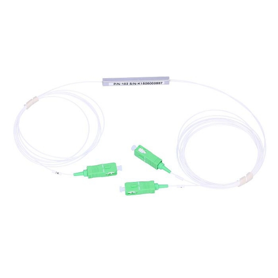 Extralink 1:2 PLC Splitter SC/APC 900um, 1.0m