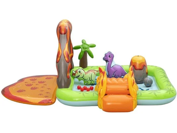 BESTWAY Interaktivni baze sa motivima vulkana i dinosaurusa, 262x188x102 cm, 2+