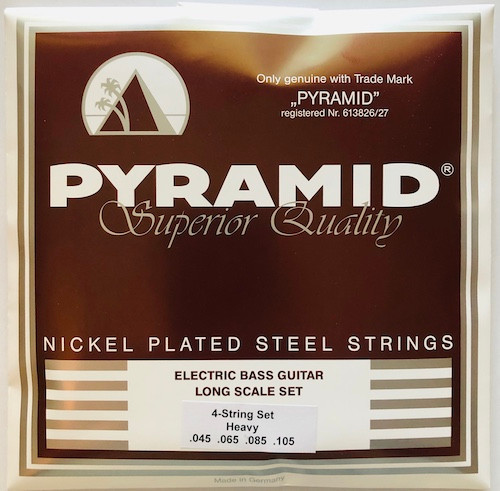 Pyramid Electric Bass Nickel Plated Heavy 045-105