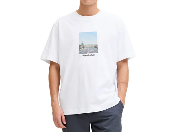 Jack&Jones Muška majica Jornorrebro Photo SS Crew Neck LN