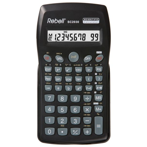 REBELL Kalkulator tehnički 10mesta 136 funkcija RE-SC2030 BX crni