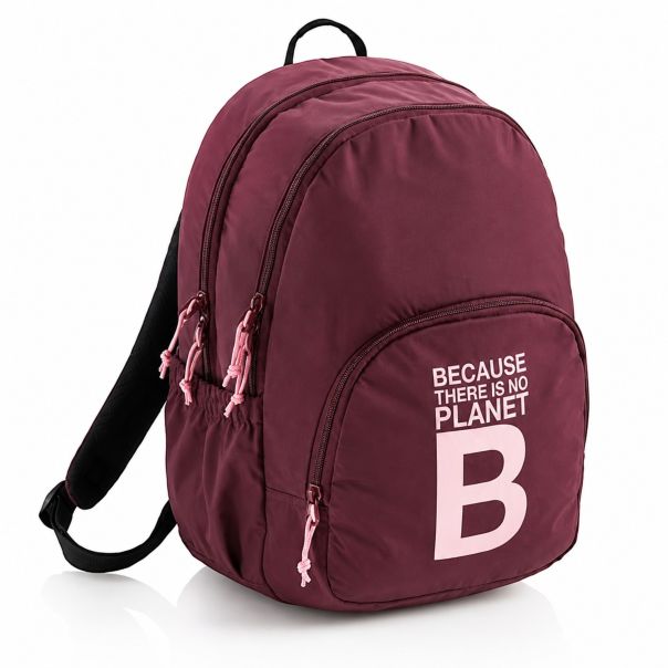 MIQUELRIUS ranac školski burgundy Ecoalf triple Oslo 27L