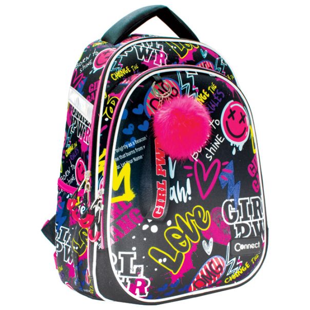 CONNECT Ranac đački anatomski lagan XT Girl Power 60598