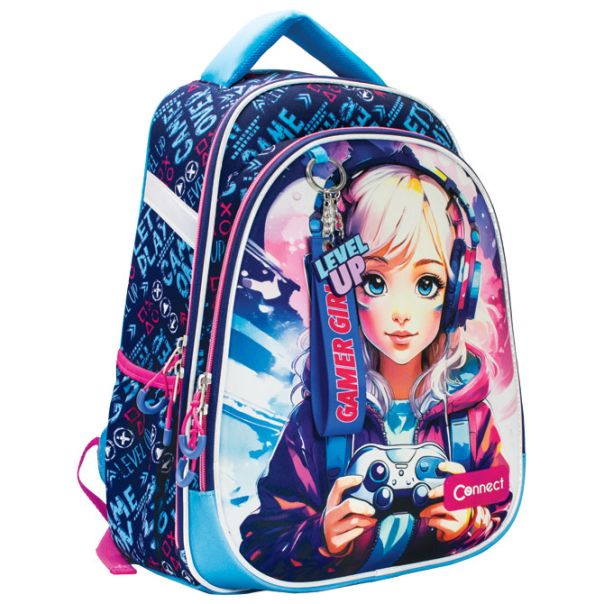 CONNECT Ranac đački anatomski lagan XT Gamer Girl 60565