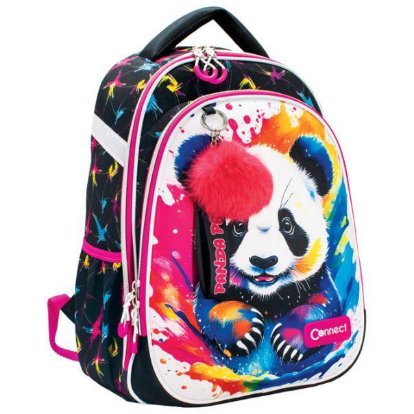 CONNECT Ranac đački anatomski lagan XT Panda Party 60587