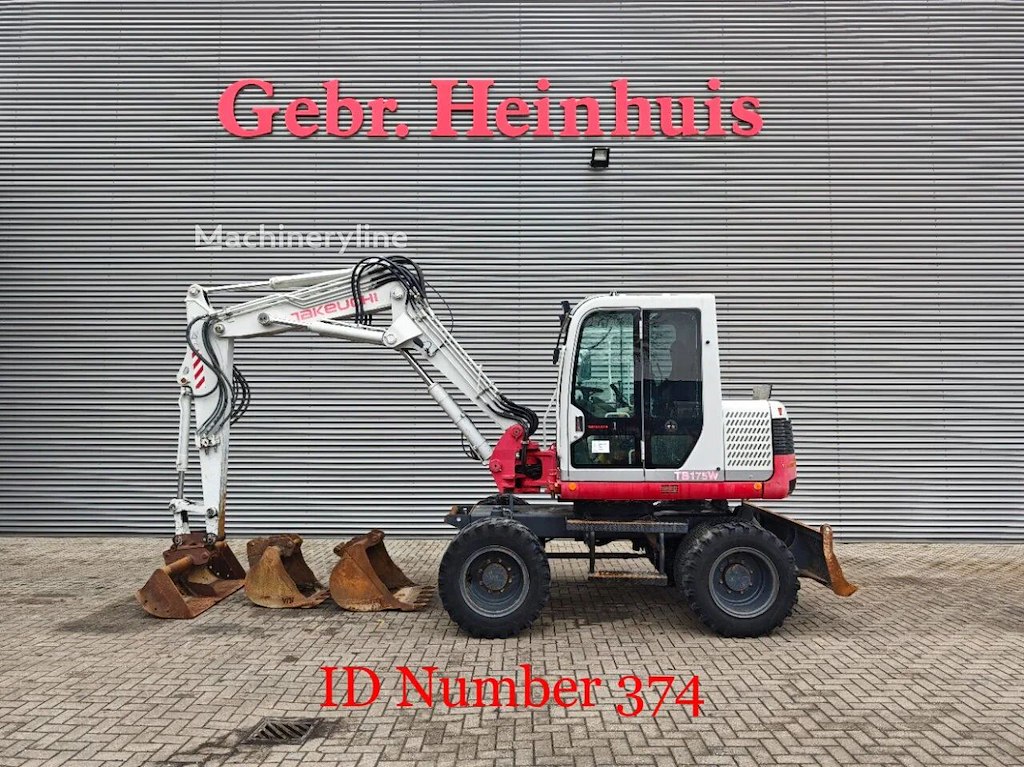 Takeuchi TB175W 3 Buckets! bager točkaš