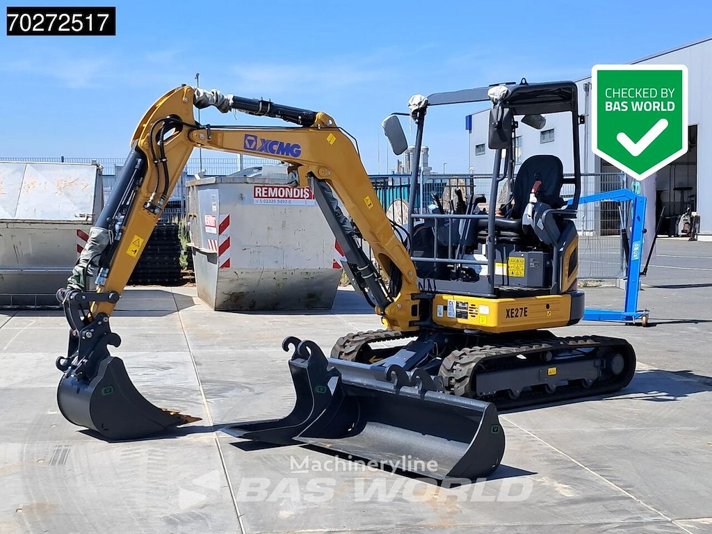 Novi XCMG XE27 E HERSTELLERGARANTIE – CW/3 SCHAUFELN – CE mini bager