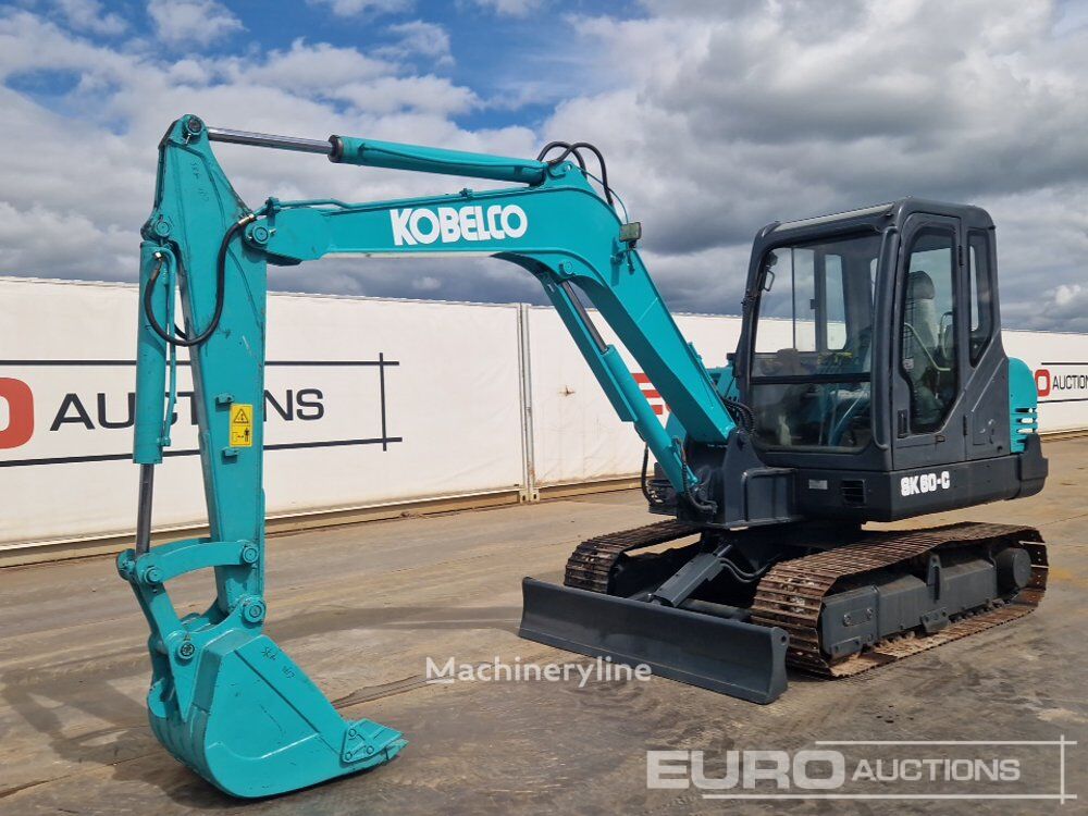 Prodaje se Kobelco SK60-C mini bager na aukciji