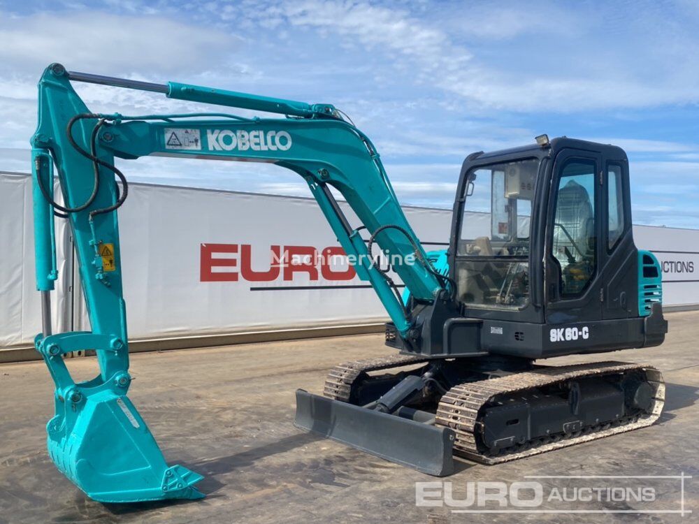 Prodaje se Kobelco SK60-C mini bager na aukciji