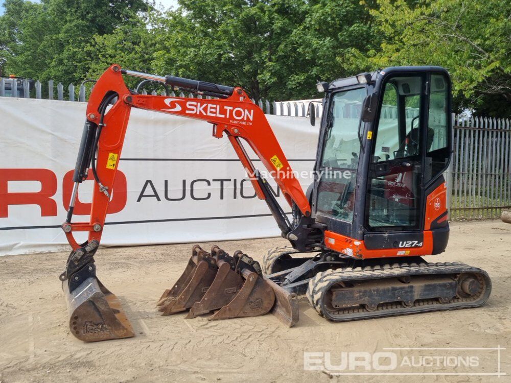 Prodaje se Kubota U27-4 mini bager na aukciji