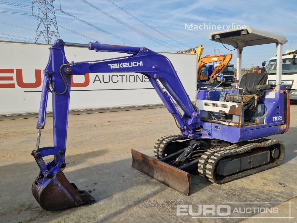 Prodaje se Takeuchi TB025 mini bager na aukciji
