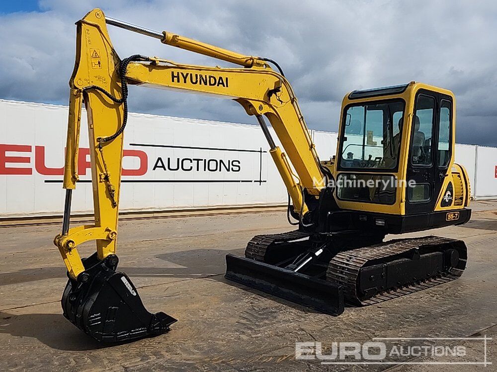 Prodaje se Hyundai R55-7 mini bager na aukciji