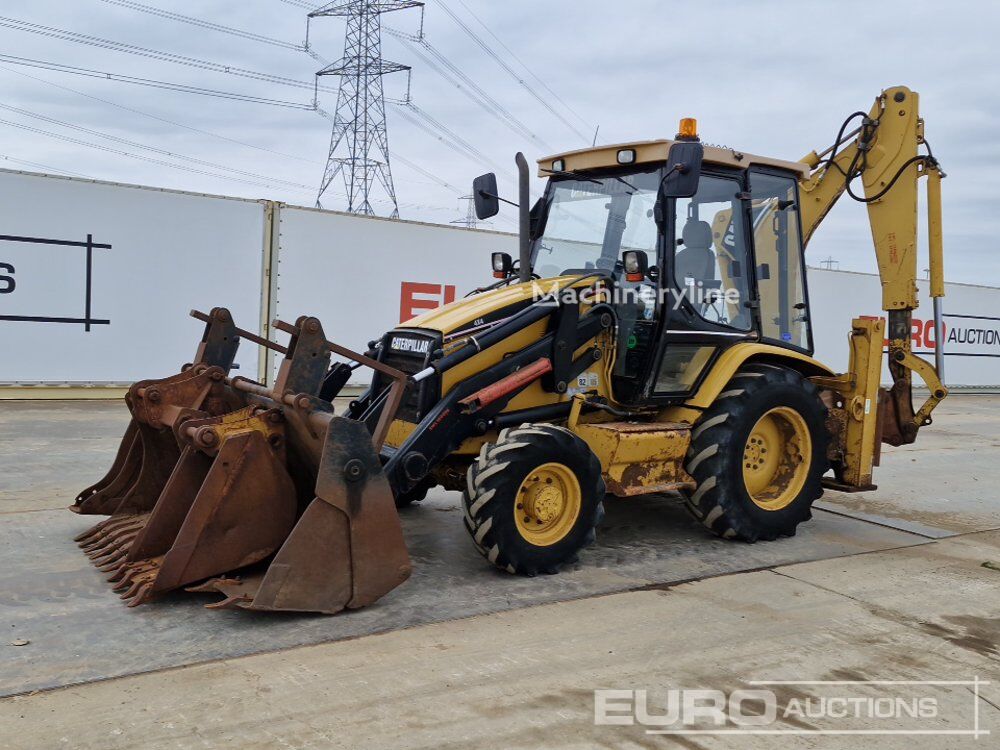 Prodaje se Caterpillar 428C bager-utovarivač na aukciji