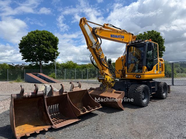 Komatsu PW148-10 SMP ZSA KLIMA HAMMER AUX 1+2 4860h bager točkaš