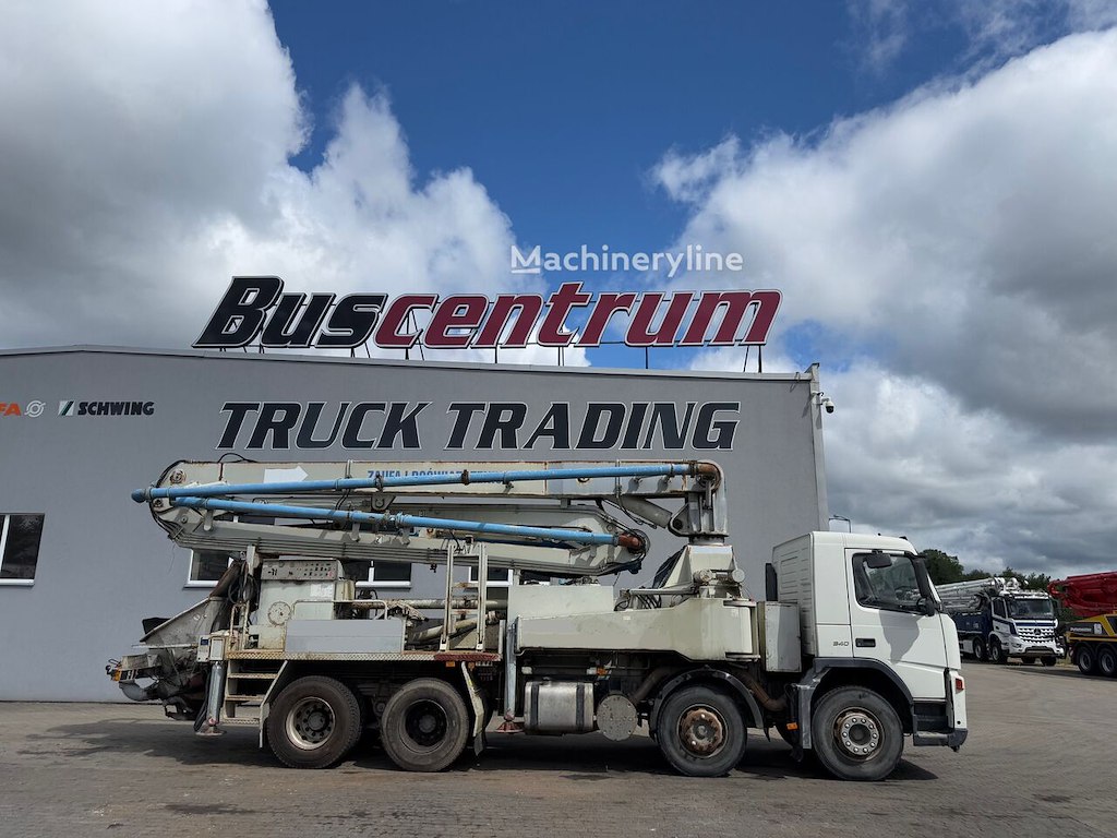 Teka na šasiji Volvo FM 340 TEKA 32 m pumpa za beton