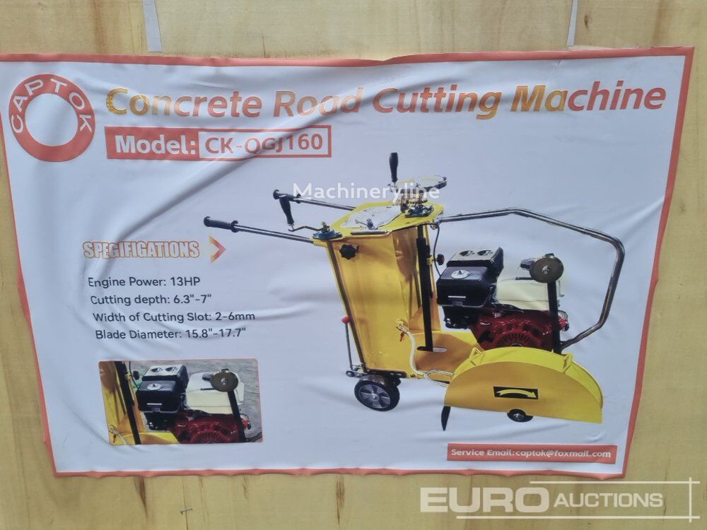 Prodaje se Captok CK-QGJ160 rezač betona na aukciji