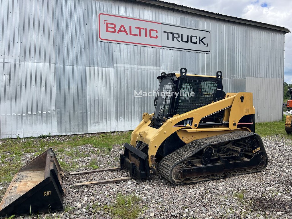 Caterpillar 277B TURBO + FORKS + BUCKET mini utovarivač guseničar