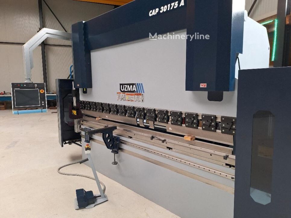 Uzma CAP 30175 A CNC Press Brake – 175 Ton, 3100 mm, Delem DA-66T, 6- presa za savijanje lima