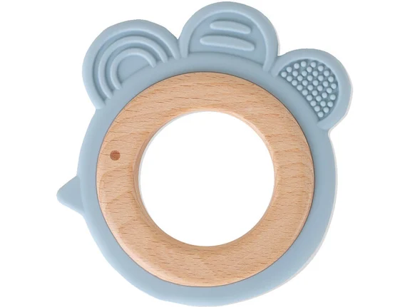 Just Kiddin Glodalica za bebe Hc0213034L/B silikon drvo 3m+