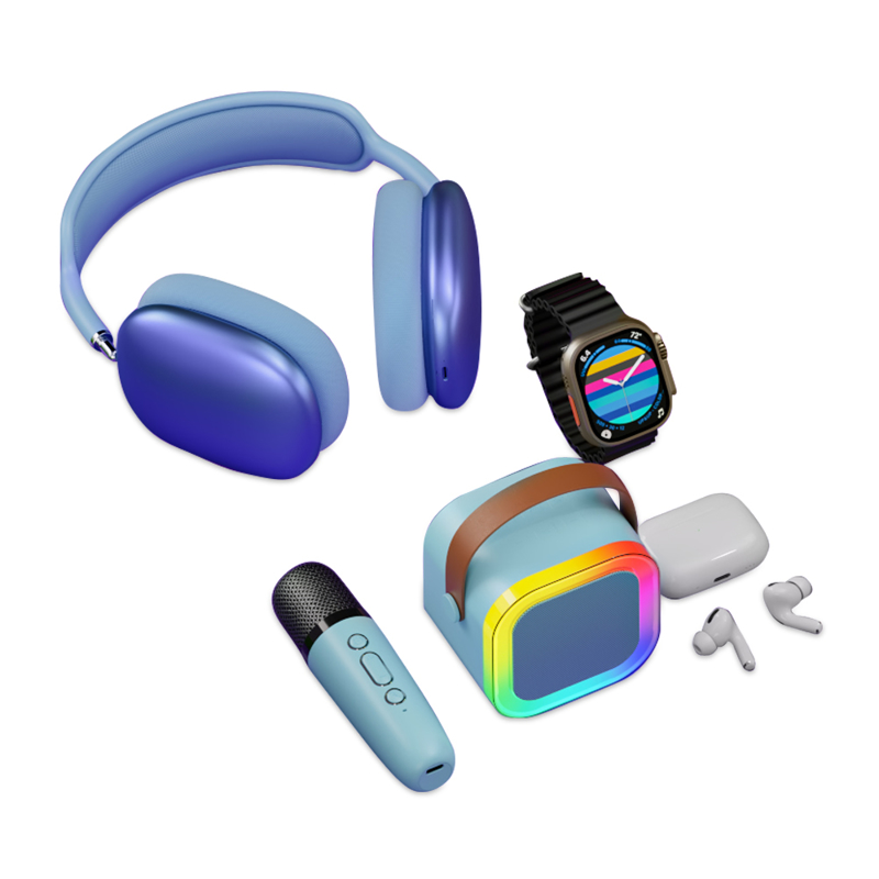 KARLER BASS K16-Combo set (smart watch, zvucnik, Slusalice Bluetooth) plavi