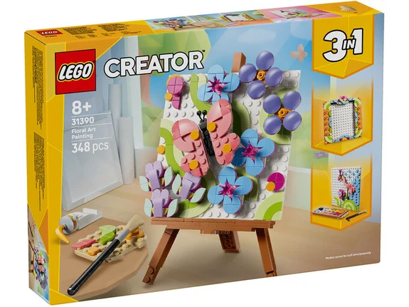 LEGO Cvetna umetnost slika kao dekor 31390