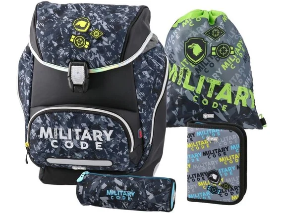 Play Anatomski ranac Logic set 4u1 - Militarry code