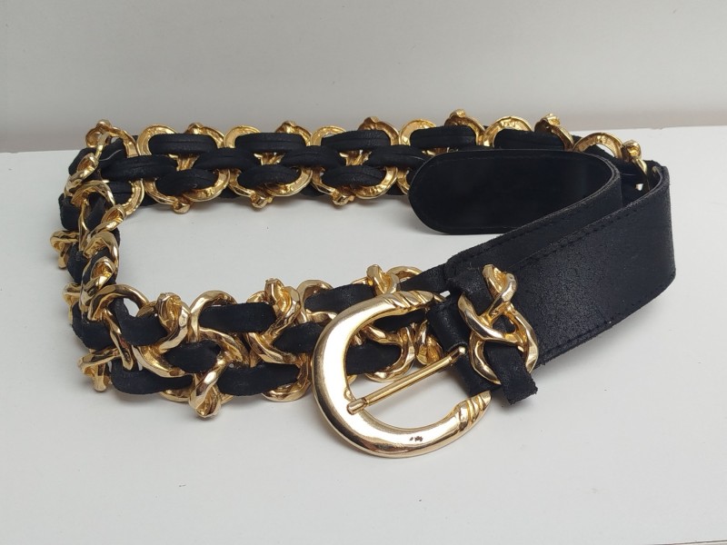 Prelep vintage kais od prave koze
