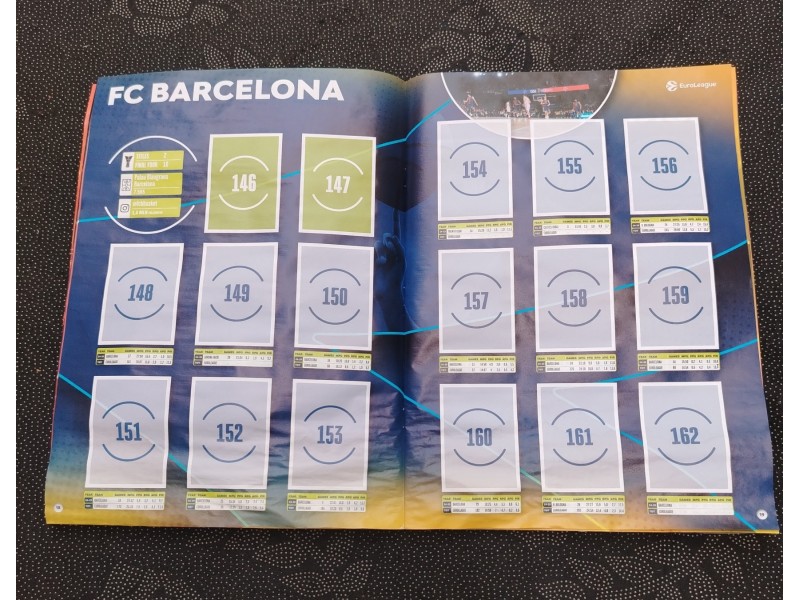 Komplet 2 Panini Evroliga 2025-26 prazna albuma, Novo!