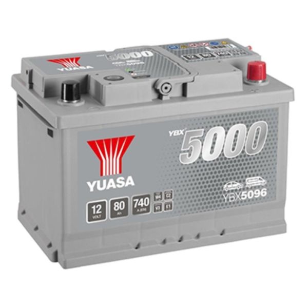 YUASA Akumulator 12V 80Ah 740A desno+