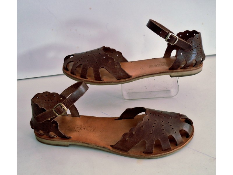 KOZNE ,,KLIMATSAKIS,, kao NOVE sandale br.41