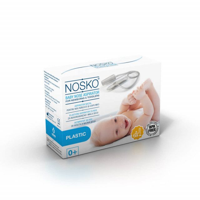 NOSKO BABY NOSE ASPIRATOR 0+ pvc