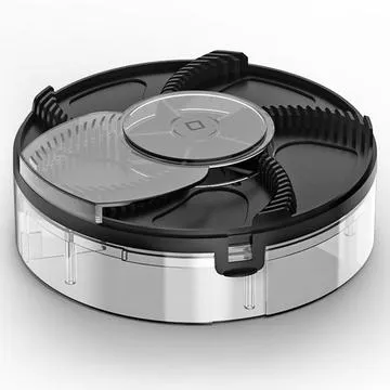 USB RECHARGEABLE AUTOMATIC ROTATING FLY TRAP FOR INDOOR USE - BLACK