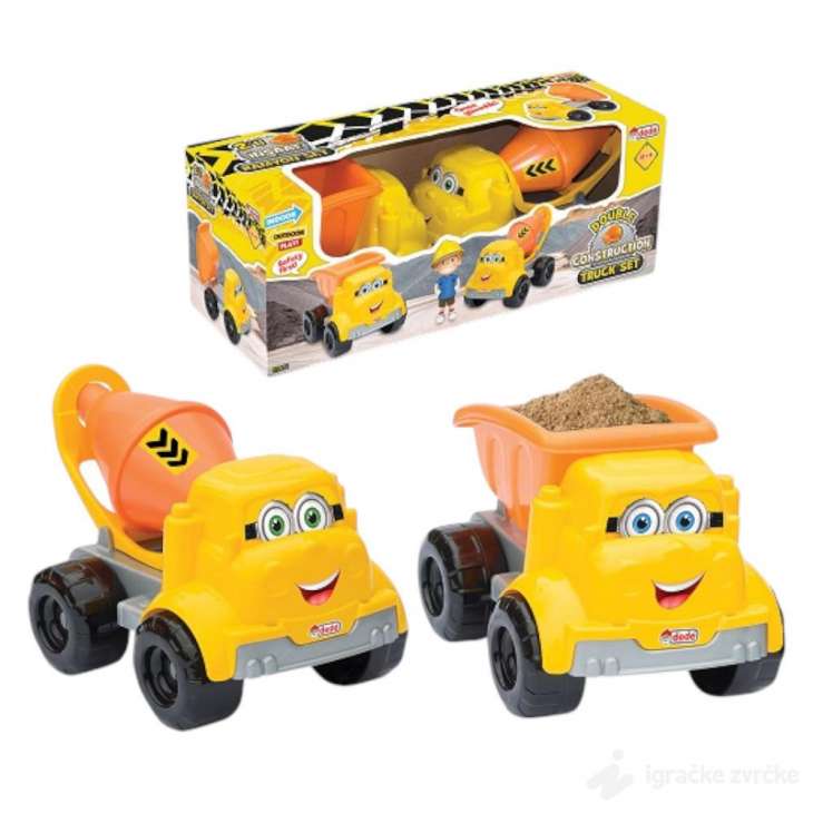 Kamioni za bebe set 2u1 DEDE