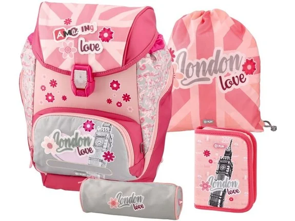 Play Anatomski ranac Logic set 4u1 - London Love