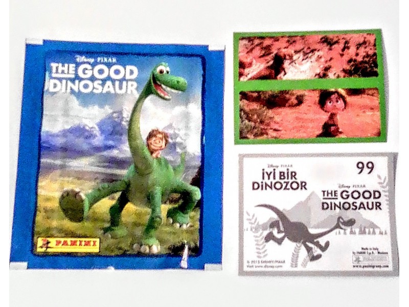 DOBRI DINOSAURUS PANINI Sličice na komad MINT