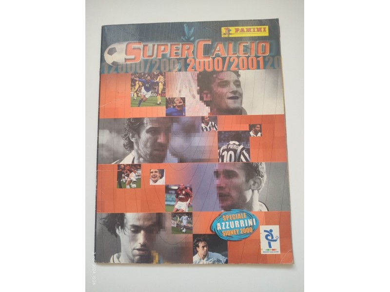 Album SUPERCALCIO 2000-01 oko 120 slicica zalepljeno