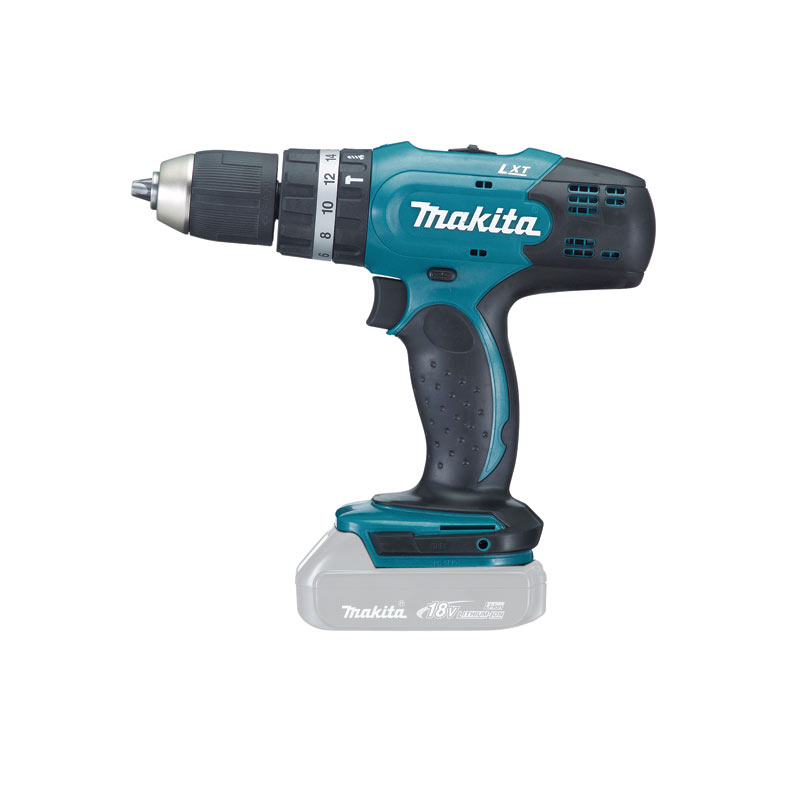 Makita DHP453Z akumulatorski kombinovani bušač-čekić, 18 V LXT, bez baterije i punjača