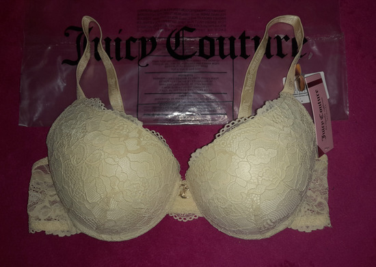 Juicy Couture zuti cipka logo bretele 80C NOVO!%