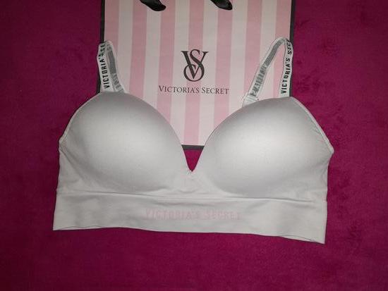 Victoria secret beli brus logo bretele 85B%