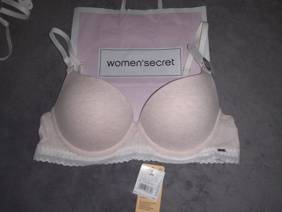 WS roze,beli rebrasti pamuk push up 70B NOVO!%