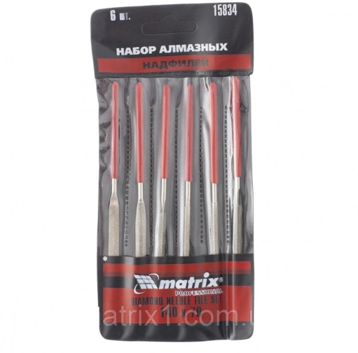 Set dijamantskih turpija , 6 delova, 140x70x3 MTX 158349