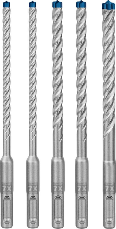 Bosch Komplet EXPERT SDS plus-7X burgija za udarne bušilice od 6/6/8/8/10 mm, 5-delni, 2608900198