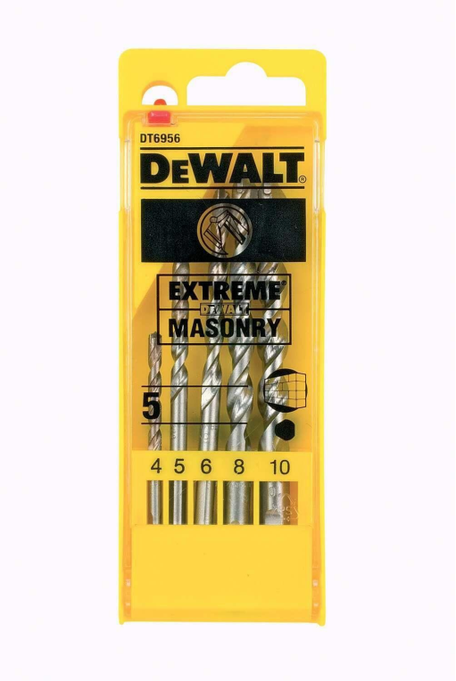 DeWalt DT6956 set burgija za beton, 5 komada, 4-10mm