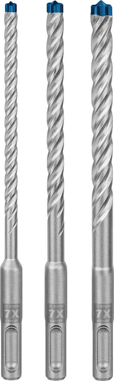 Bosch Komplet EXPERT SDS plus-7X burgija za udarne bušilice od 6/8/10 mm, 3-delni, 2608900196