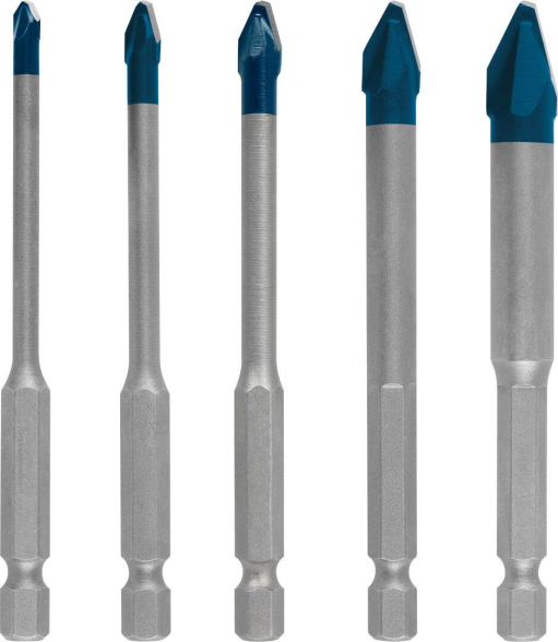 Bosch komplet EXPERT HEX-9 HardCeramic burgija od 4/5/6/8/10 mm, 5-delni, 2608900597