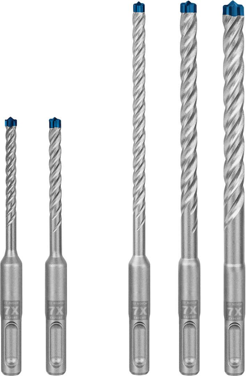 Bosch Komplet EXPERT SDS plus-7X burgija za udarne bušilice od 5/6/6/8/10 mm, 5-delni, 2608900197